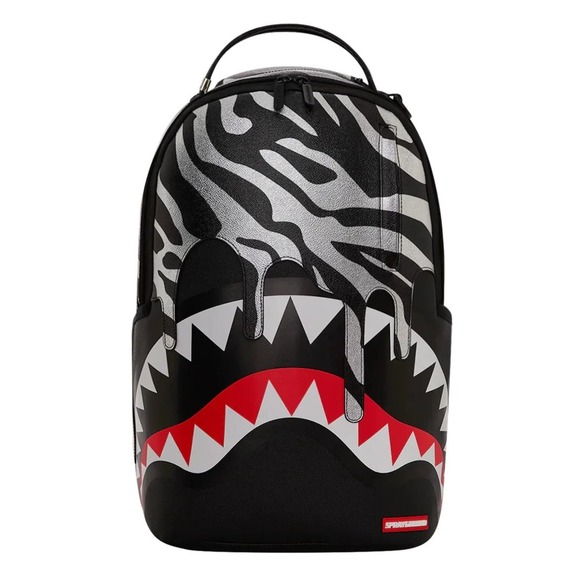 Sprayground | Bags | Sprayground Zebra Drip Metallic Silver Backpacknew ...